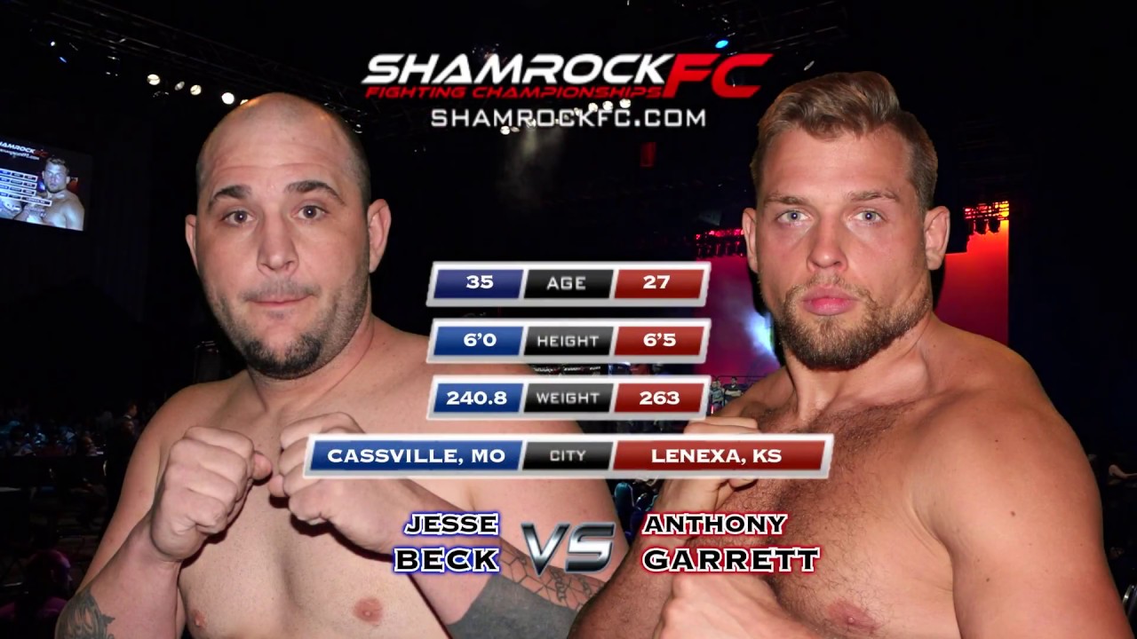 Shamrock FC 294 Anthony Garrett vs Jesse Beck - YouTube