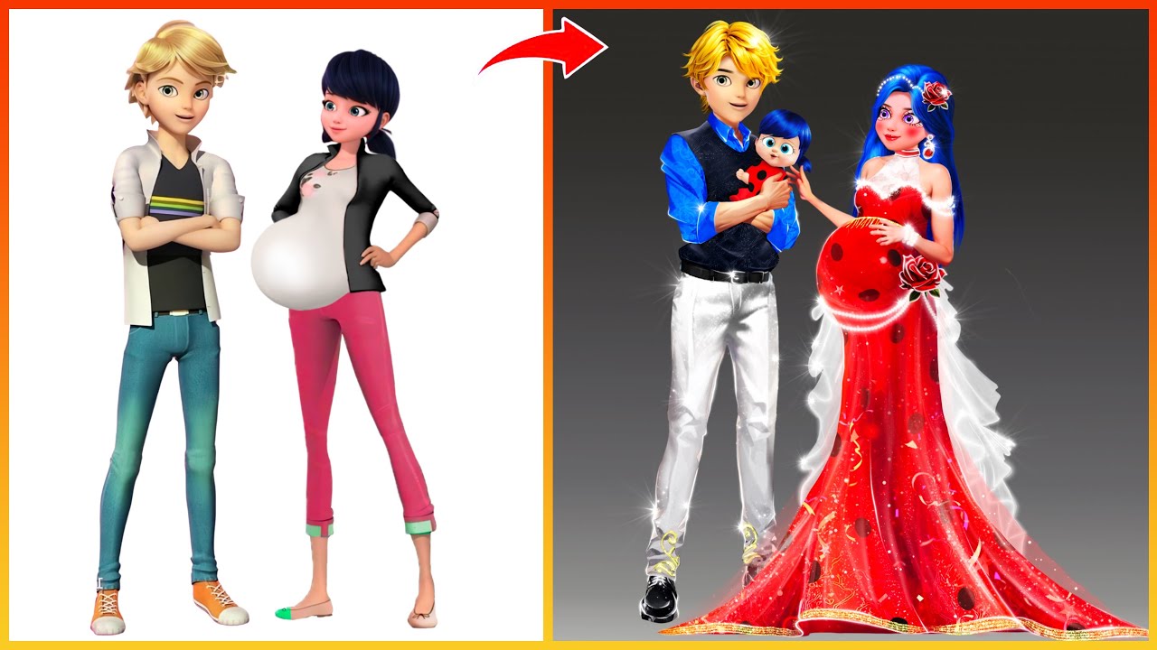 Miraculous Ladybug and Cat Noir's SHOCKING Wedding Day! - YouTube
