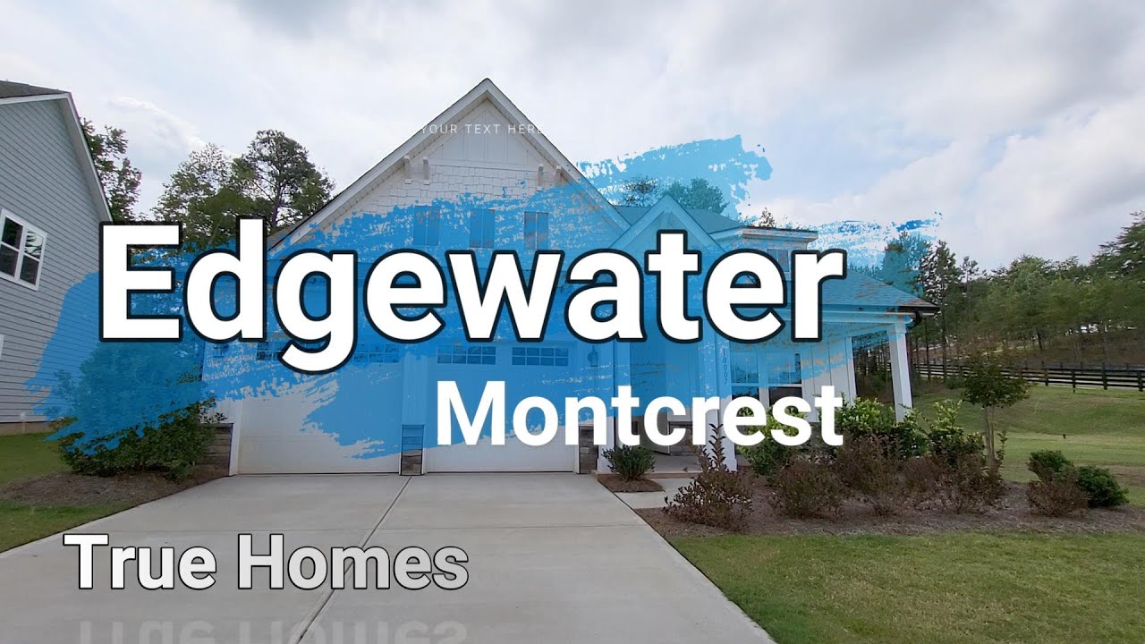 Lots to check out! | Edgewater built by TrueHomes | Montcrest - YouTube