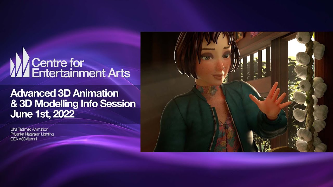 Advanced 3D Animation and 3D Modelling Program Info Session - YouTube