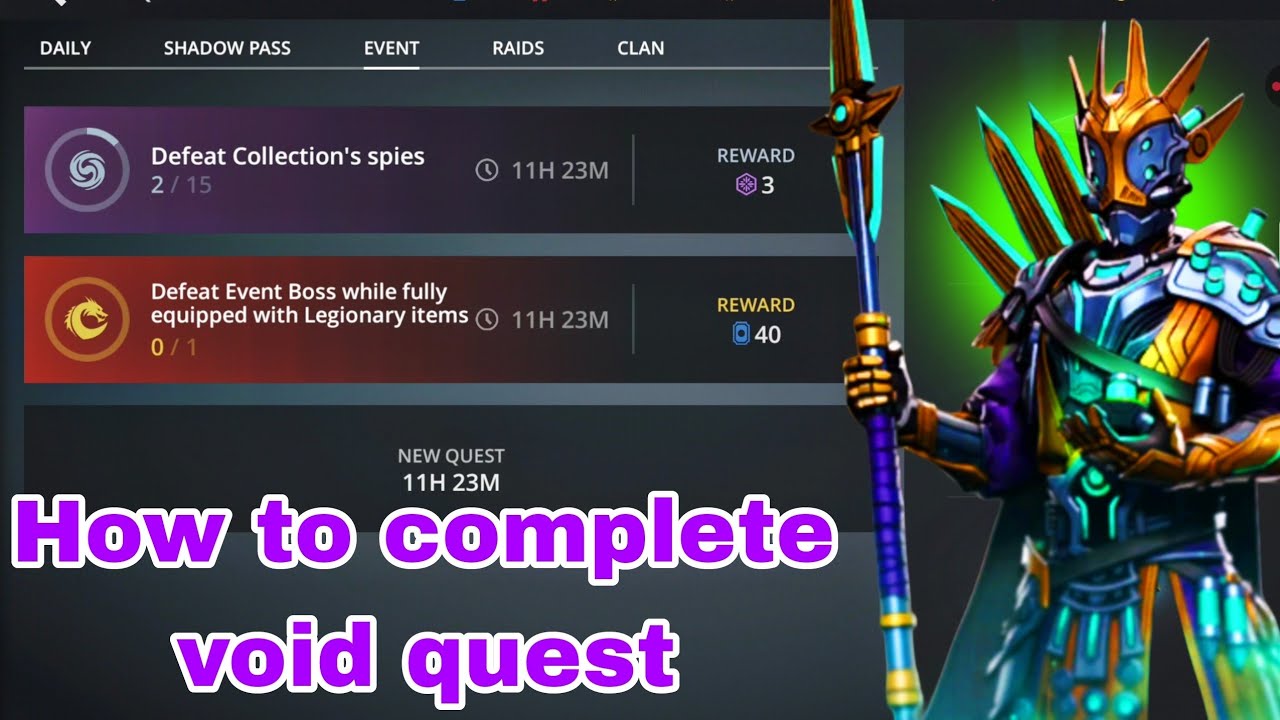How to complete void quest + best free set to beat last operator - YouTube