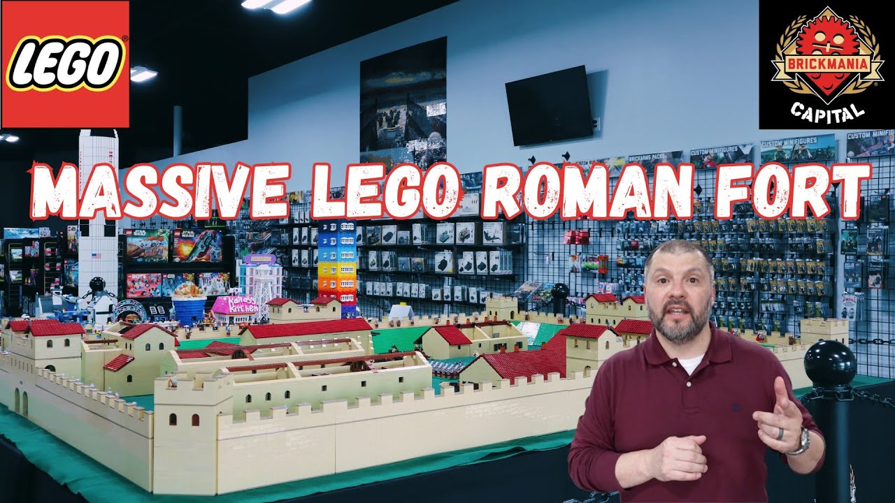 Brickmania Capital Store - Massive LEGO® Roman Fort & Custom LEGO ...