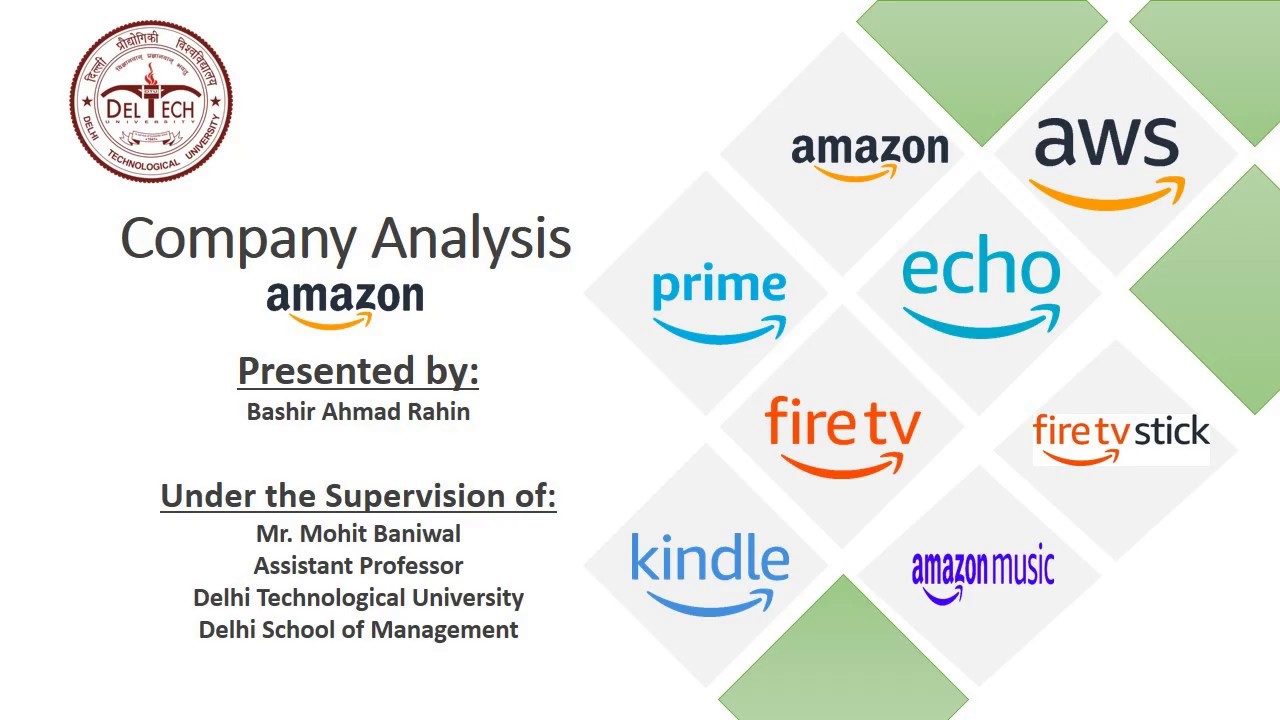 Amazon Company overall Analysis - YouTube