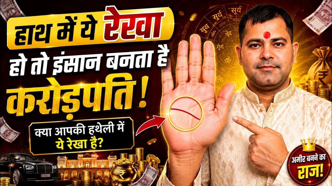 Hast Rekha Gyan | Hand Reading | Hand Lines Meaning | Hast Rekha Vichar ...