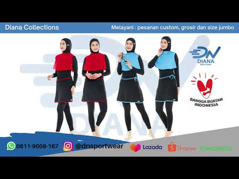 Set Baju Renang Muslim wanita
