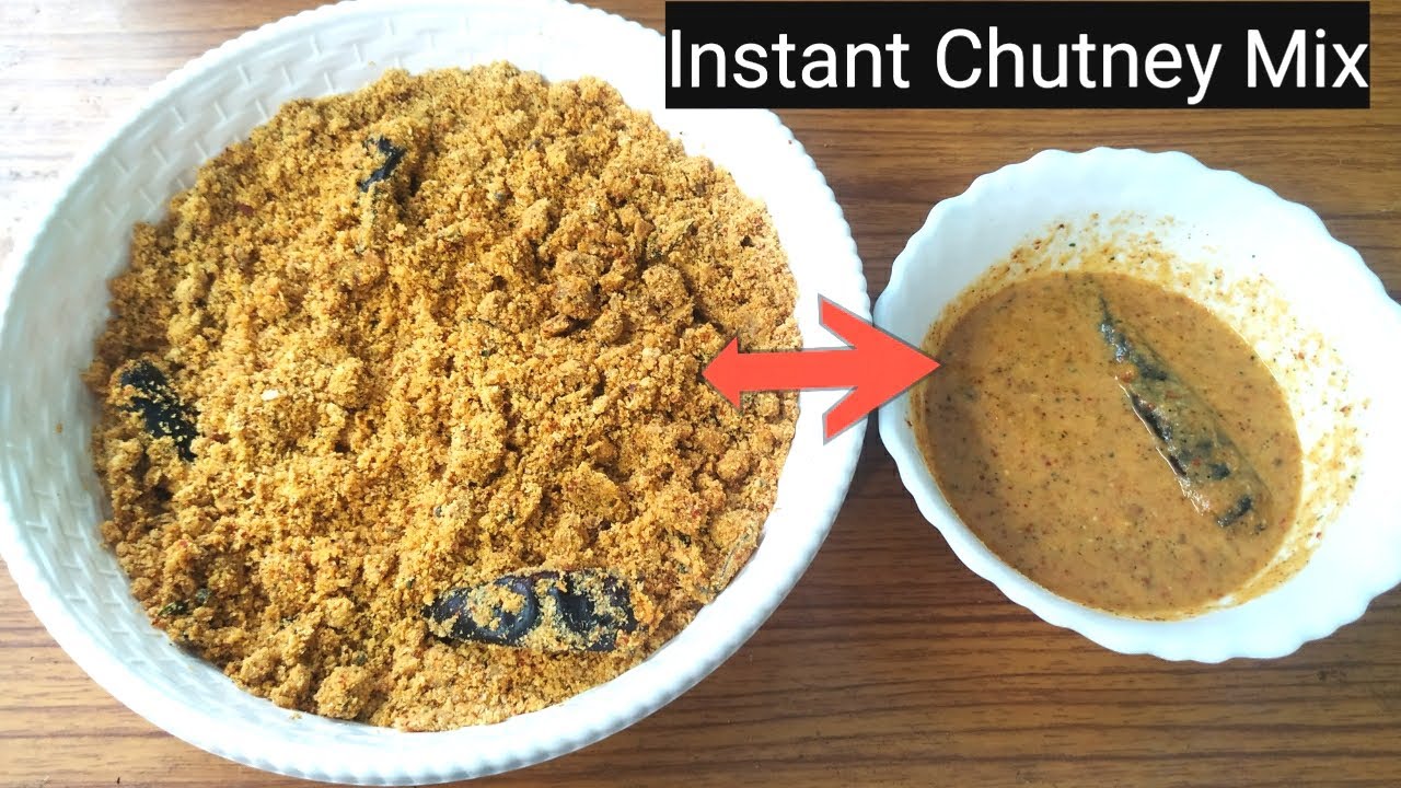 చట్నీపొడి ఇలా చేసి పెట్టుకున్నారంటే చిటికెలో చట్నీ చేసేయొచ్చు||Instant ...