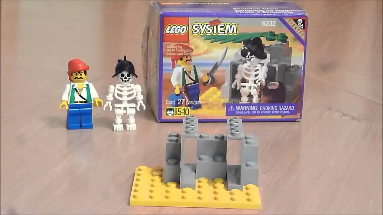 LEGO 6232 - Skeleton Crew (Pirates Theme, 1996) - Time Lapse - YouTube