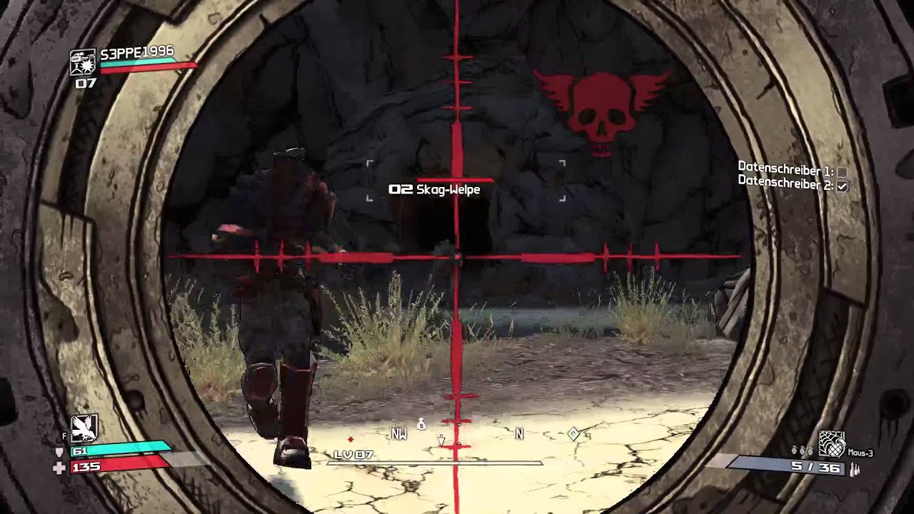 Let´s Play Borderlands #003 Scar [1080p/PC] - YouTube