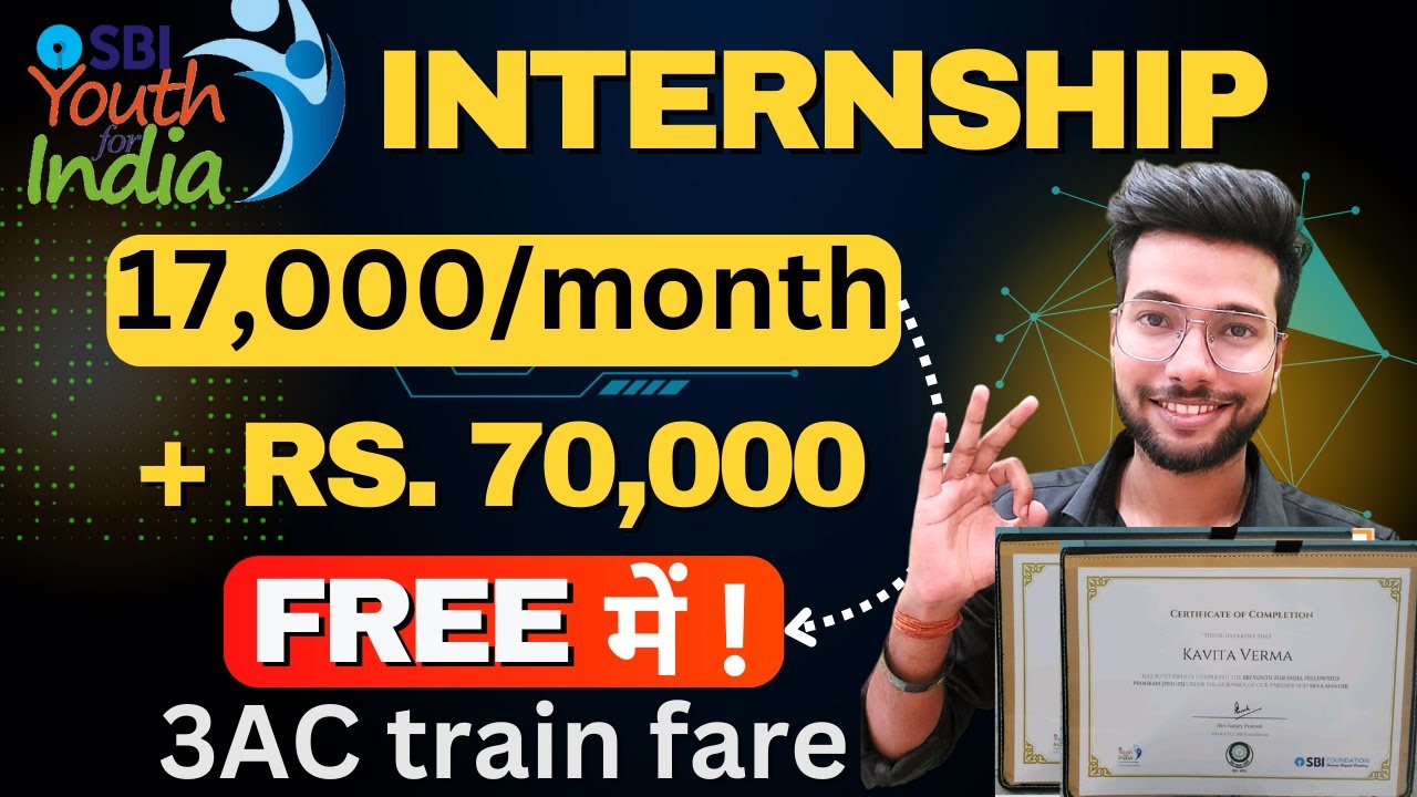 SBI Paid Internship Program for Fresher Graduates with Certificate ...