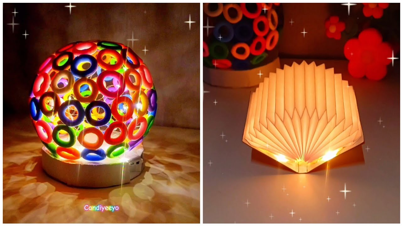2 different diy lamp tutorials || easy way to make diy lamp at home ...