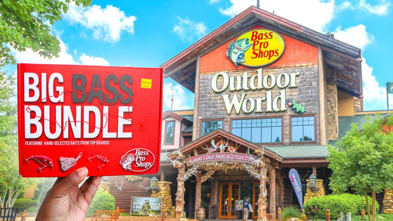 $40 BIG BASS BUNDLE Bass Fishing Kit (BASS PRO SHOPS TACKLE BOX) - YouTube