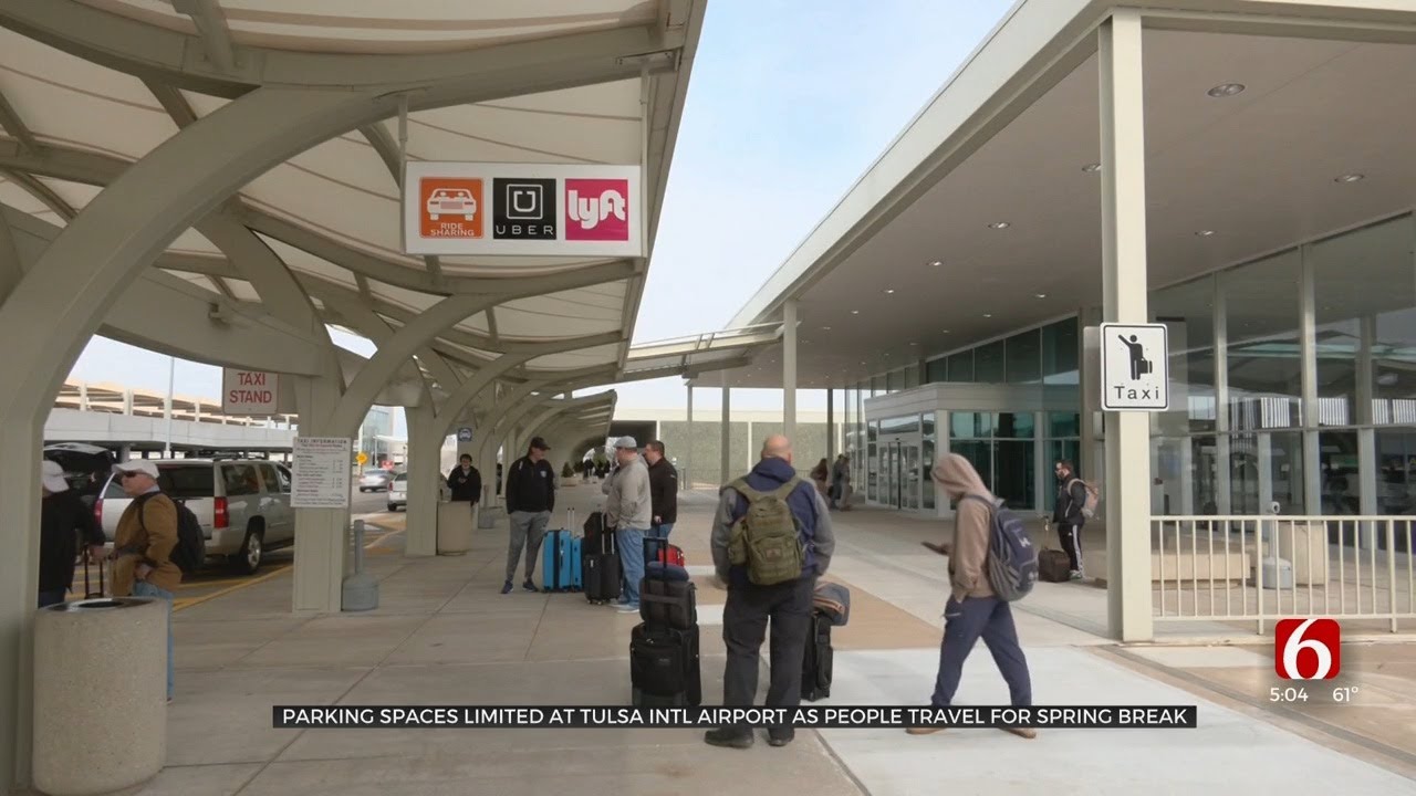 Travelers Face Parking Problems At Tulsa International Airport - YouTube