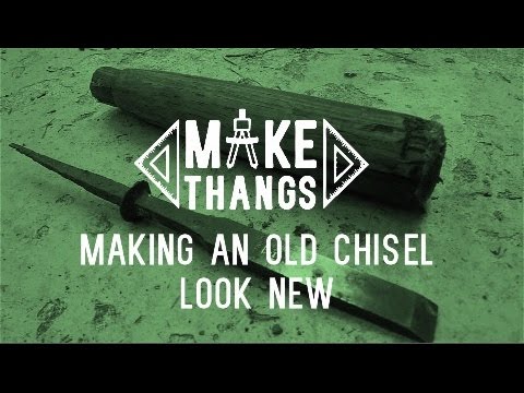 Making an Old Chisel Look New - YouTube