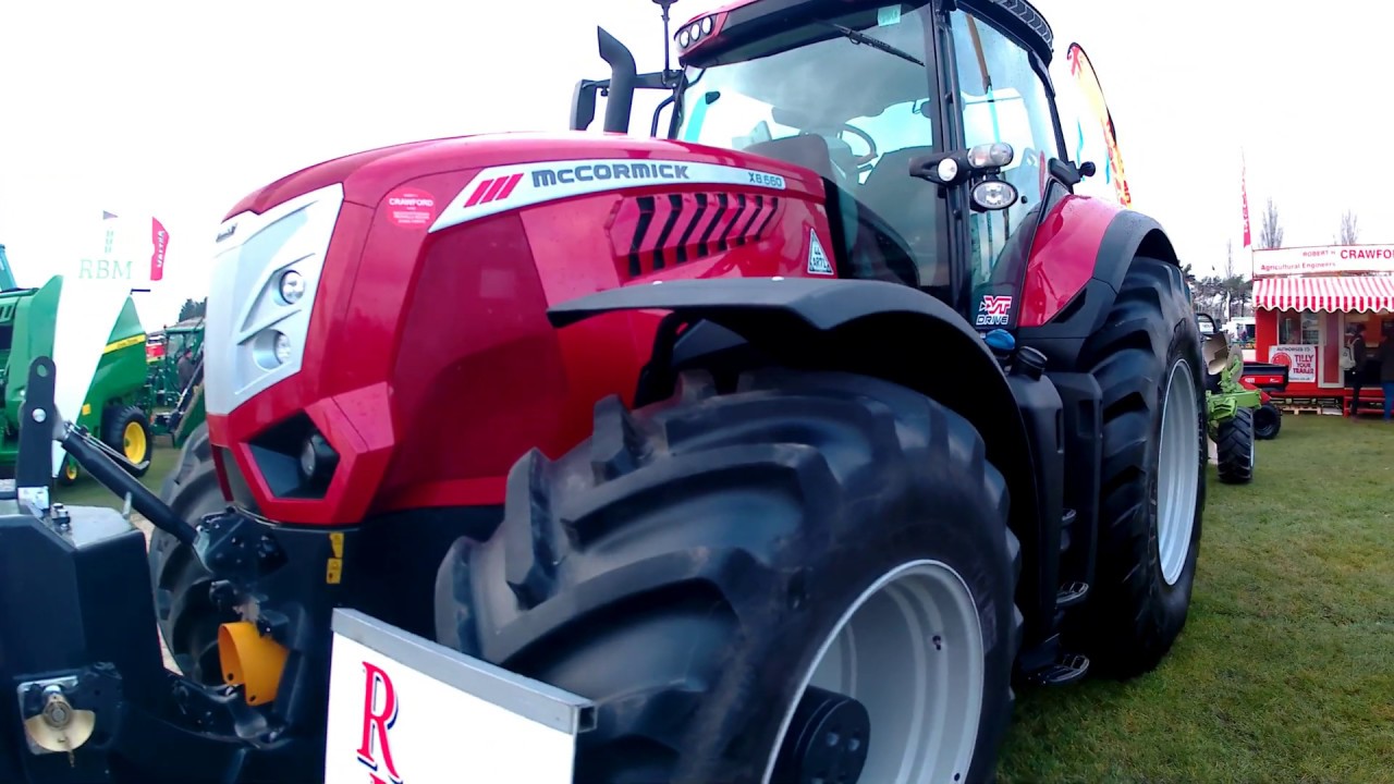 2018 McCormick X8.660 VTDrive Tractor With Hubert Plough - YouTube