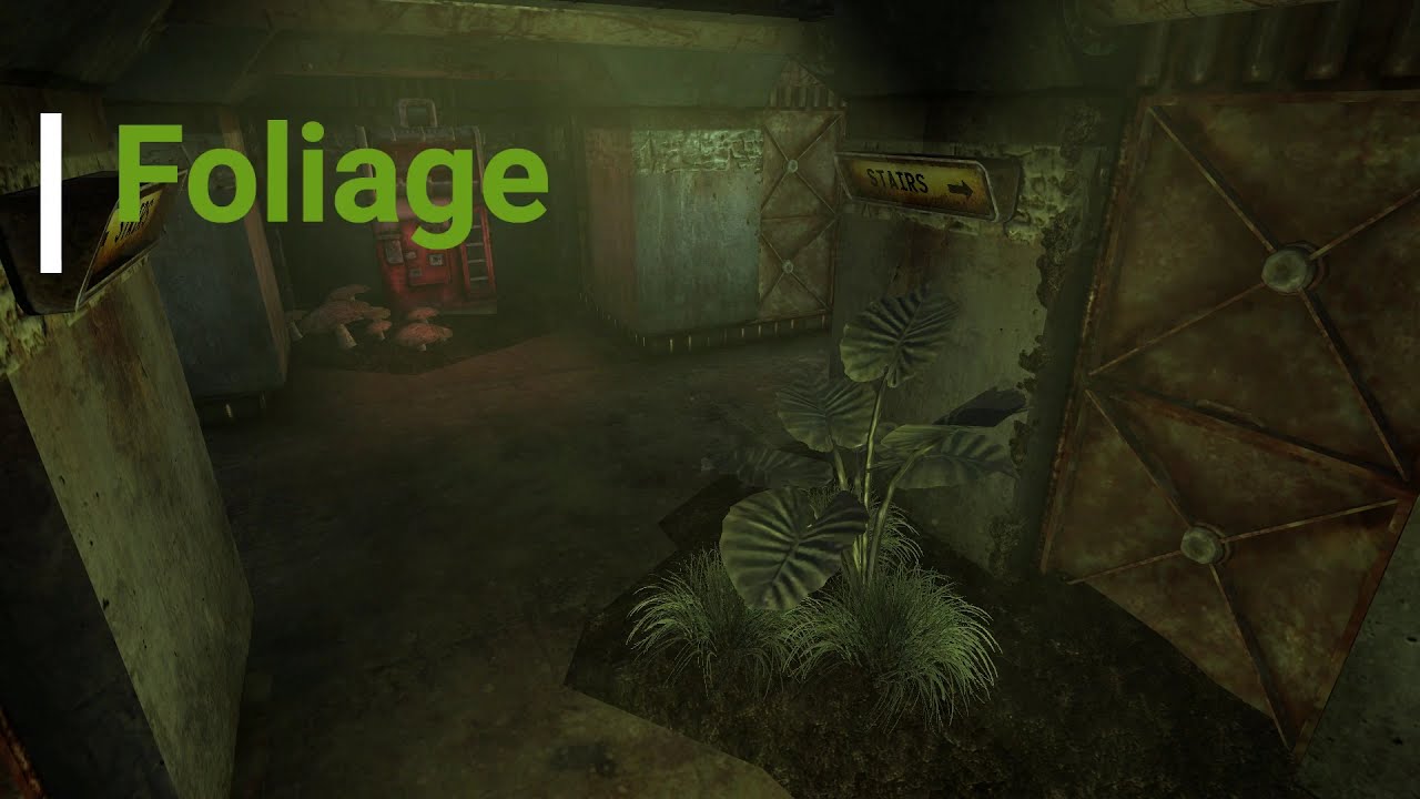 FNV Vault 22 Animated Foliage - YouTube