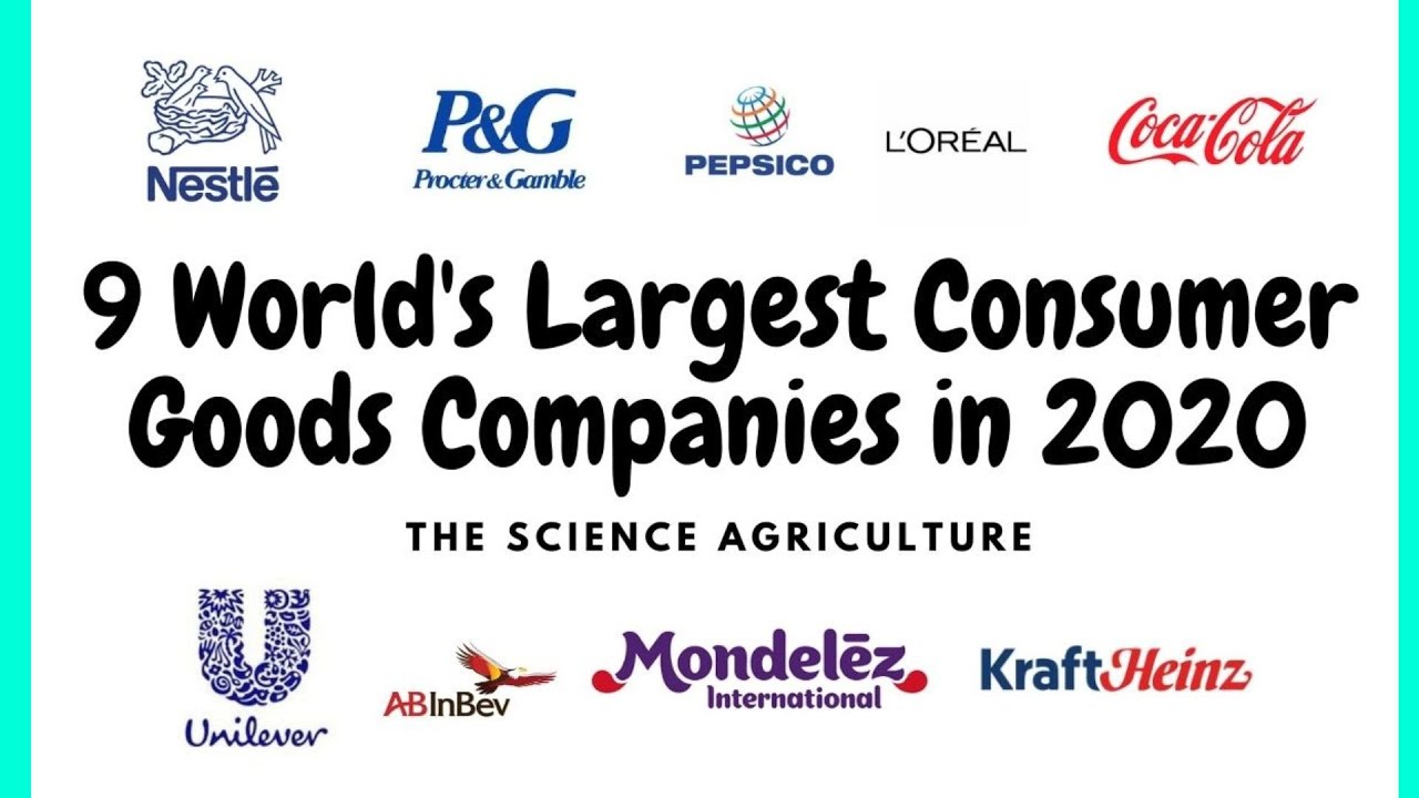 9 World's Biggest Consumer Goods Company - YouTube