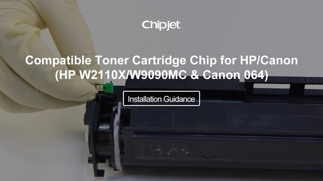 Installation Guidance Compatible Toner Cartridge Chip for HP&Canon HP ...