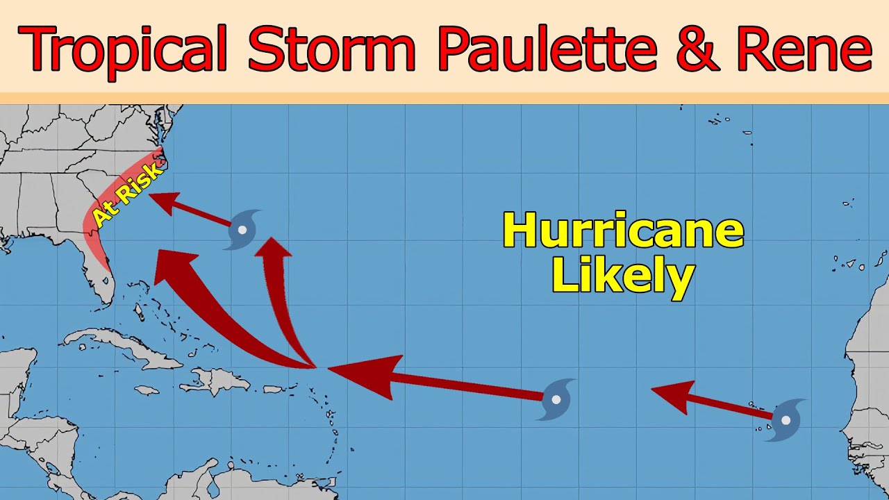 Hurricane Paulette & Rene Forecast - YouTube