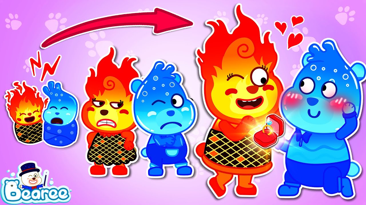 Baby's First Steps🥰 Funny Journey From Baby To Family | Elemental ...