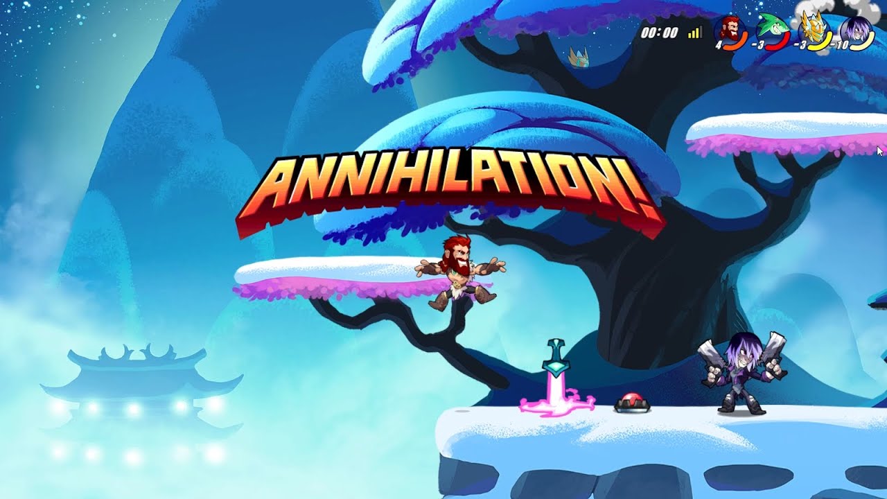 THOR Gameplay - Brawlhalla Free For All COMPLETE ANNIHILATION! - YouTube