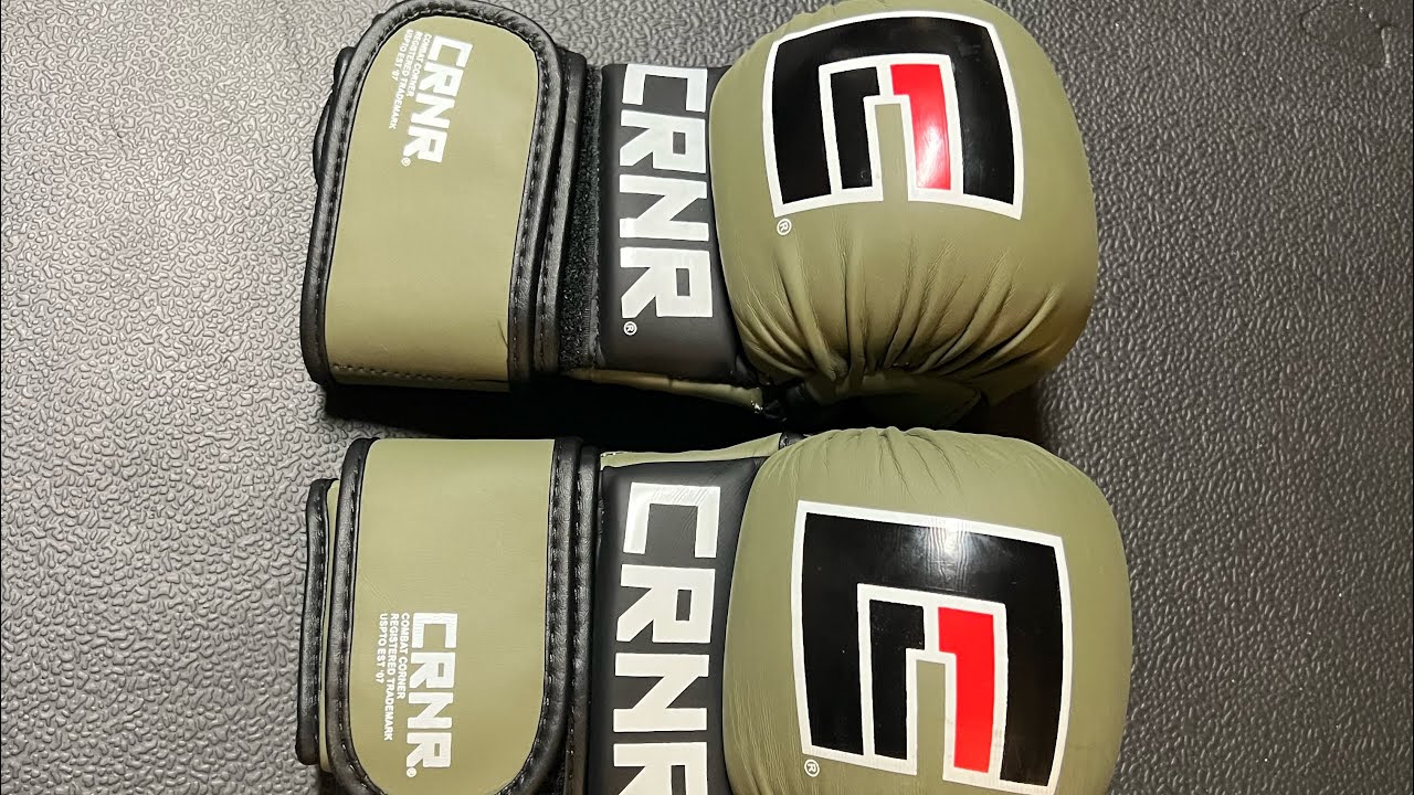 Combat Corner MMA gloves on the pads - YouTube