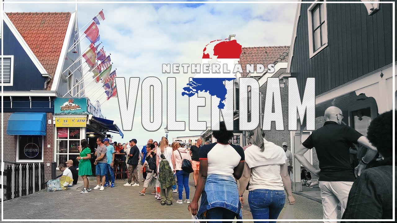 VOLENDAM walking tour / Netherlands 2024 🇳🇱 - One of the most popular ...