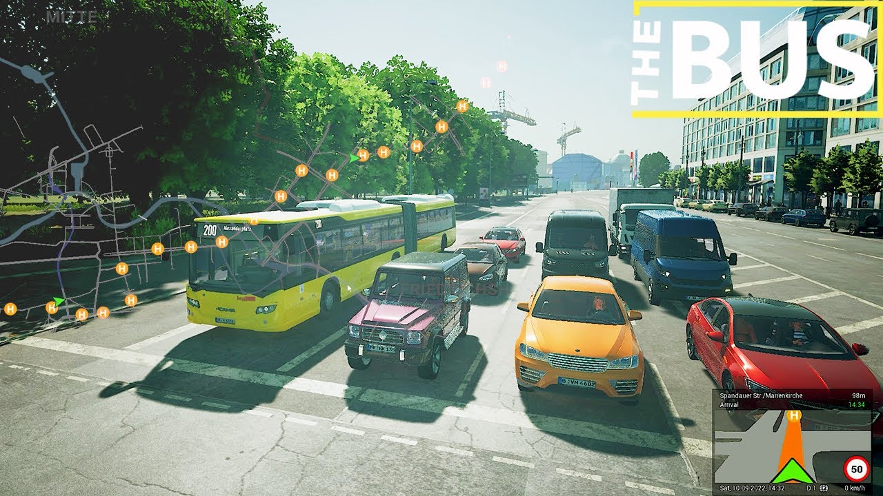 The Bus - Game Play - Line 200 - Complete Route 1 - YouTube