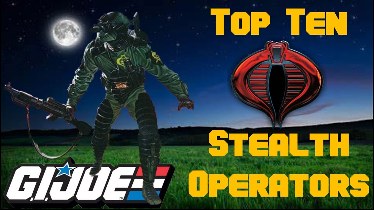 Top Ten GI Joe Cobra Stealth Operators - YouTube