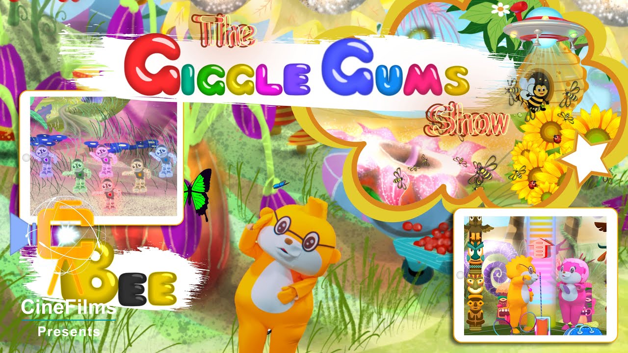 Kids playing in the garden cartoon | The GiggleGums Show Official - YouTube
