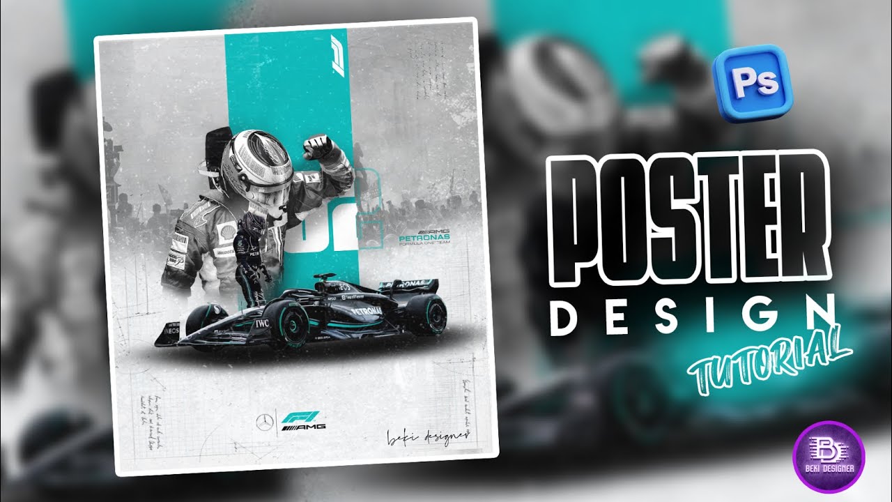 Formula 1 | poster design in photoshop | Graphics Design - YouTube