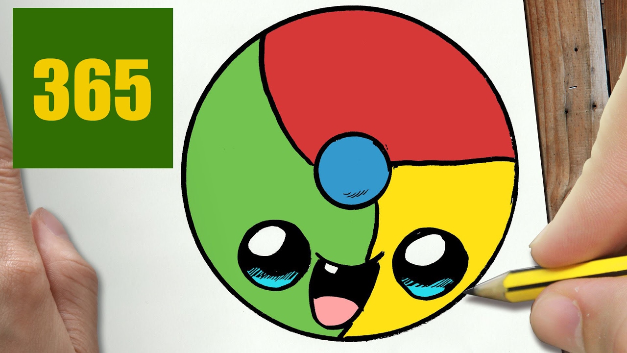 HOW TO DRAW A GOOGLE CUTE, Easy step by step drawing lessons for kids ...