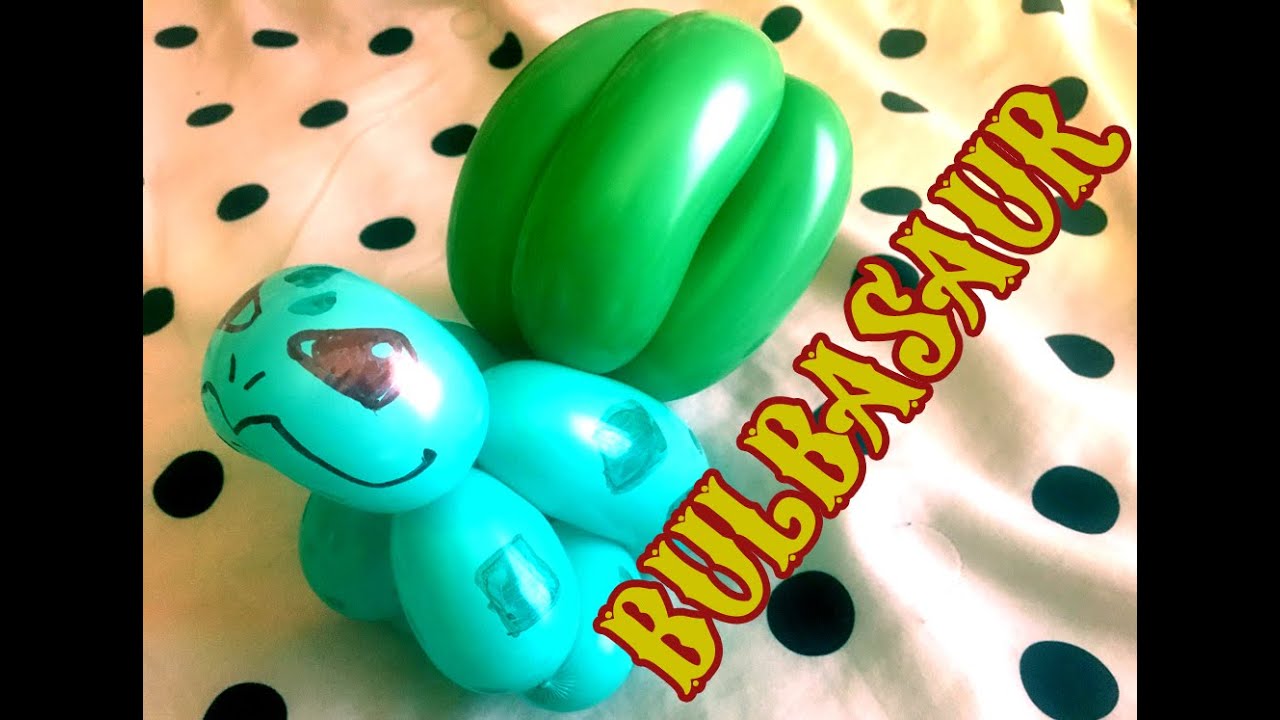 How to Make Bulbasaur - JekJek's Balloon Lessons - YouTube