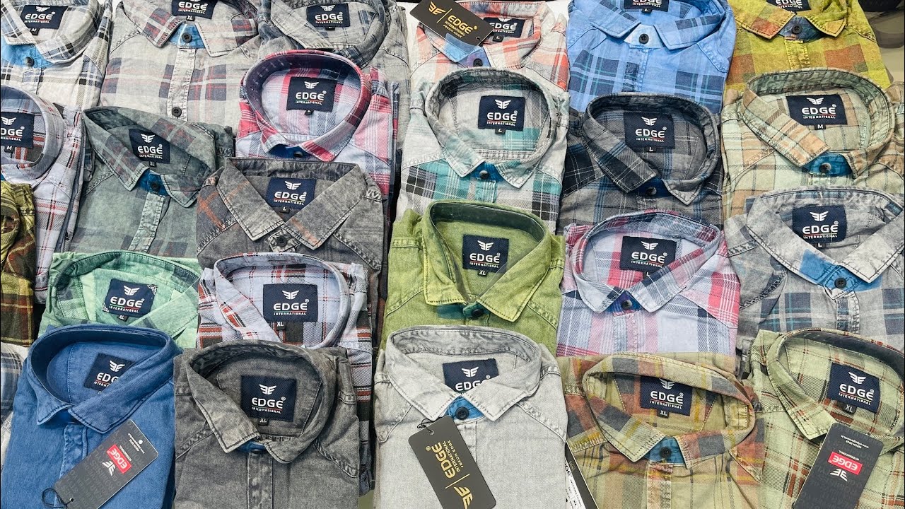 Edge shirts Ahmedabad / Export Quality Shirts / Shirts Factory - YouTube