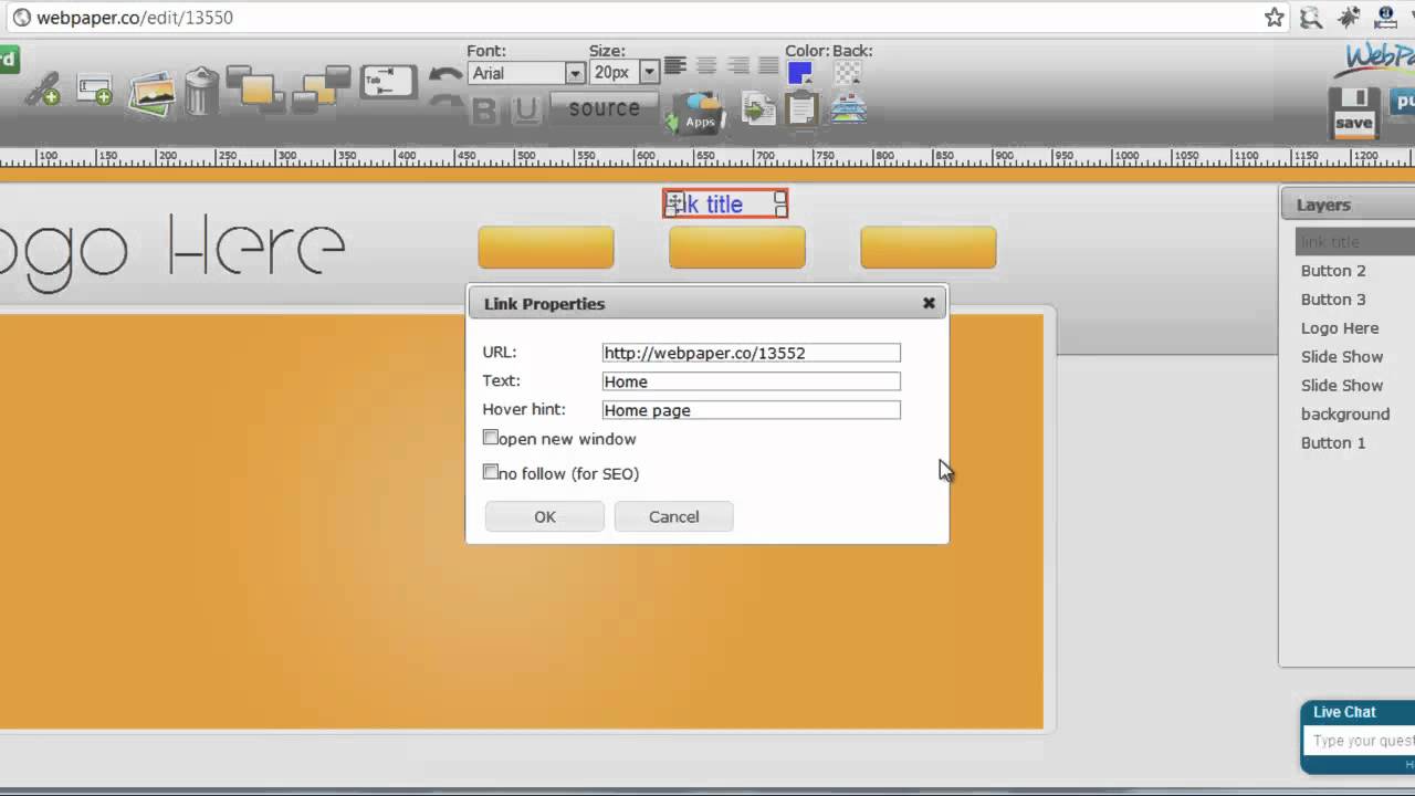 How to link pages within your website - YouTube