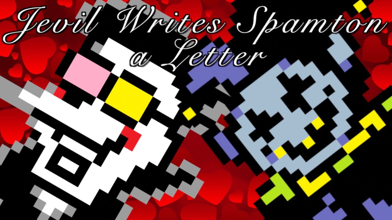 Jevil Writes Spamton a Letter | Deltarune Skit - YouTube
