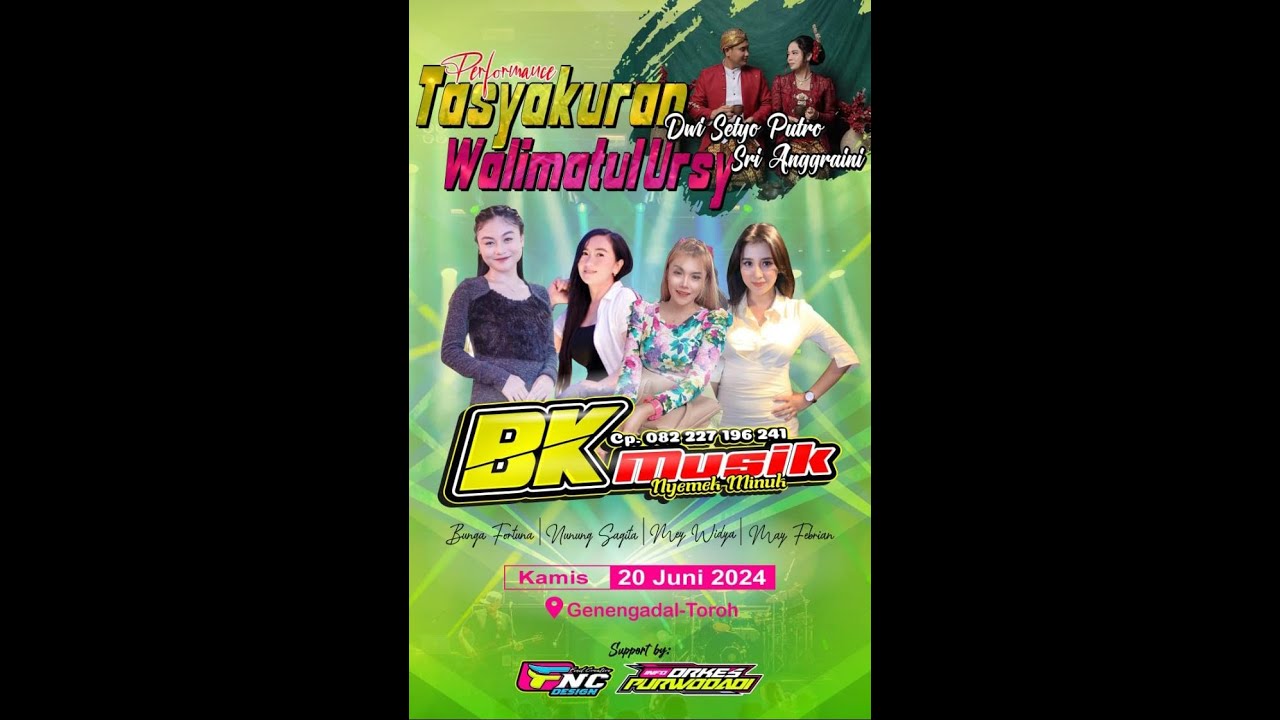 #livestream PERNIKAHAN DWI SETYO PUTRO & SRI ANGGRAINI :: LIVE BK MUSIK ...
