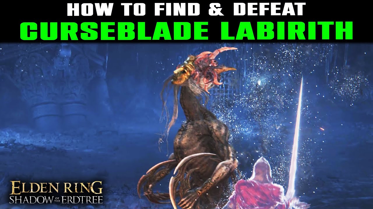 How to FIND & DEFEAT Curseblade Labirith Boss Guide | Elden Ring Shadow ...