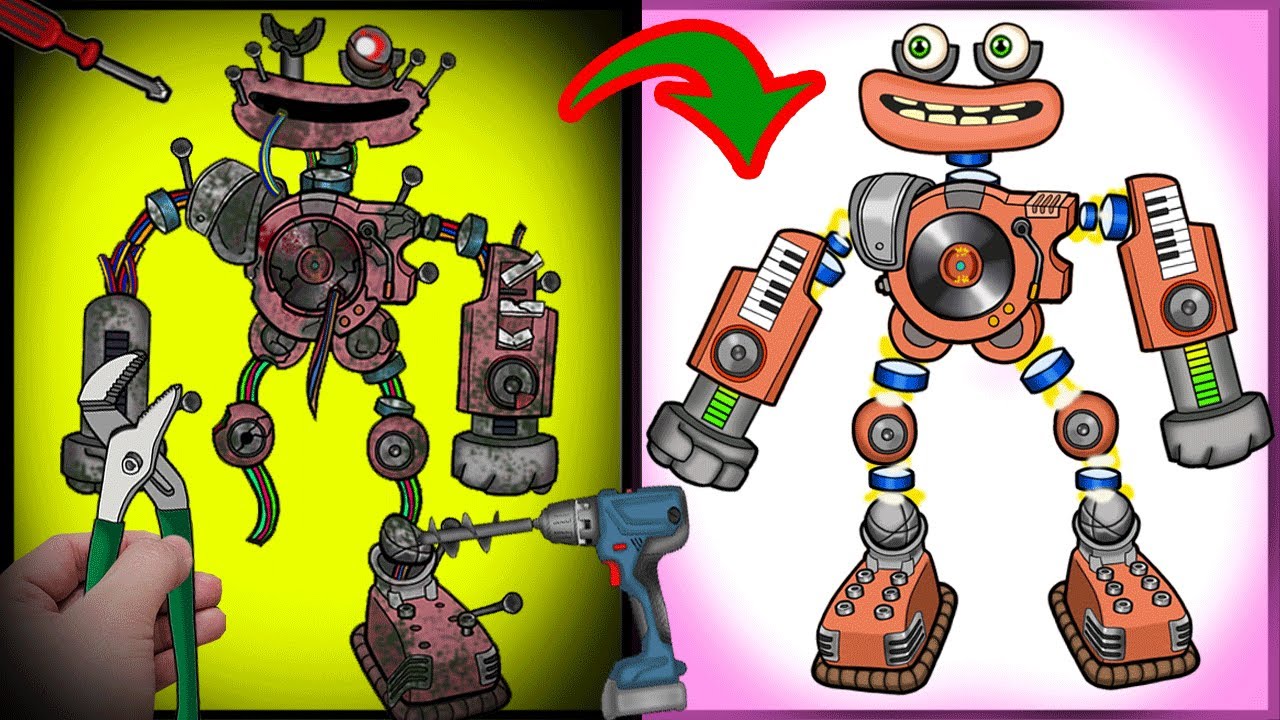 [paperplay] All Wubbox(노래몬스터)수리하기 게임책 만들기/My Singing Monsters /스톱모션 ...