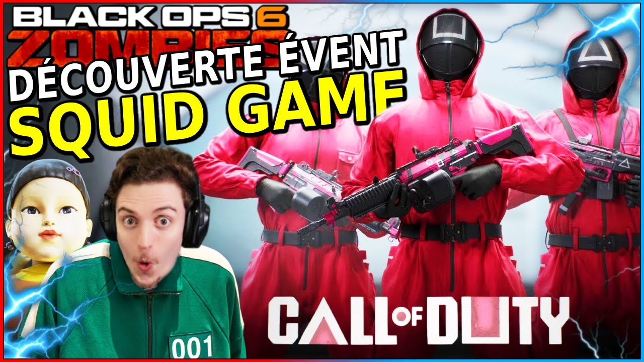 DÉCOUVERTE DU NOUVEL ÉVENT "SQUID GAME" 🔴 Black Ops 6 Zombies (+ BUFF ÉPÉES) - YouTube