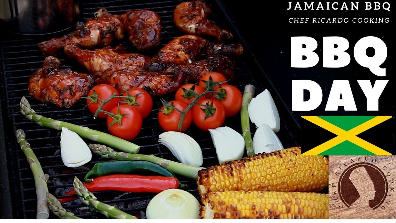 BBQ CHICKEN ON GRILLED | BEST JAMAICAN BBQ IN THE WORLD FROM Chef ...