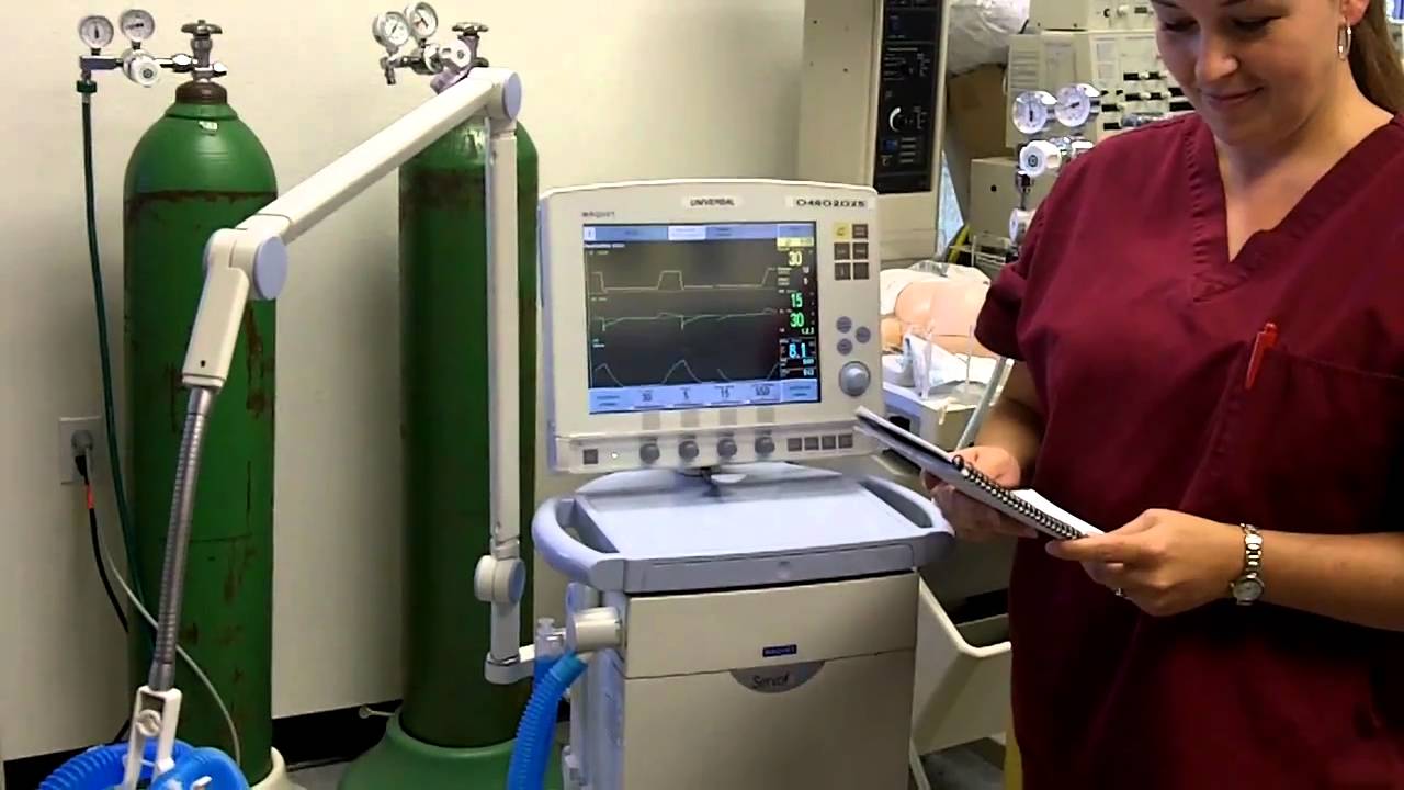 Adult Ventilator Check 2010-09 RT124 - YouTube