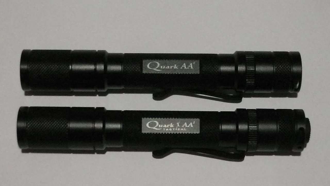 Flashlight Comparison: 4Sevens Quark AA² R5 & 4Sevens Quark X AA² ...