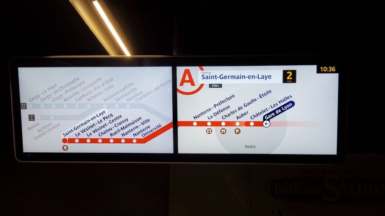 [HD]Spot Gare de Lyon RER A/Spotting At Gare de Lyon RER A/リヨン駅での ...