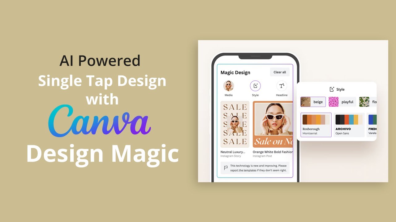 Visualize your design ideas | Create Stunning Designs with Canva Magic ...