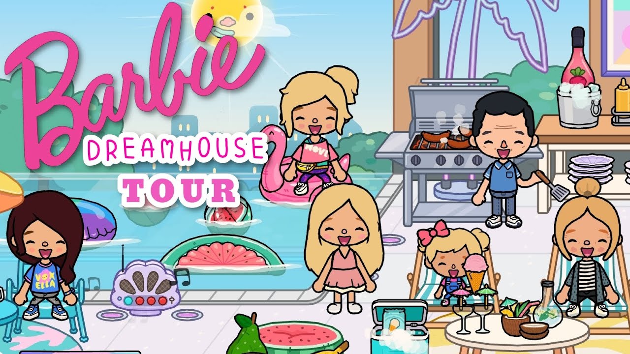 BARBIE DREAMHOUSE TOUR!! 💕🏡 TOCA BOCA House Ideas | Toca Life World ...