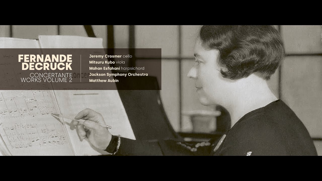 Fernande Decruck: Les Trianons, suite pour clavecin et orchestre - II ...