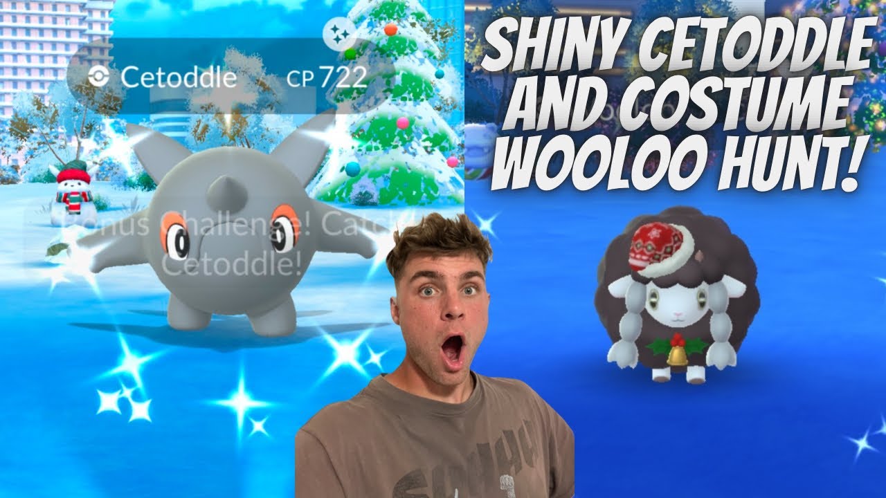 NEW Shiny Cetoddle and Shiny Costume Wooloo Hunt! (LIVE) - YouTube