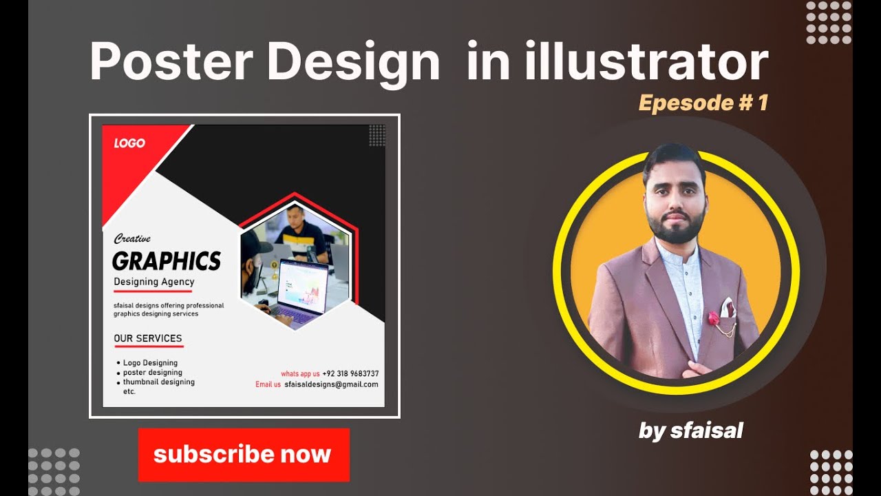 Easy and best tricks of social media poster design in illustrater in ...