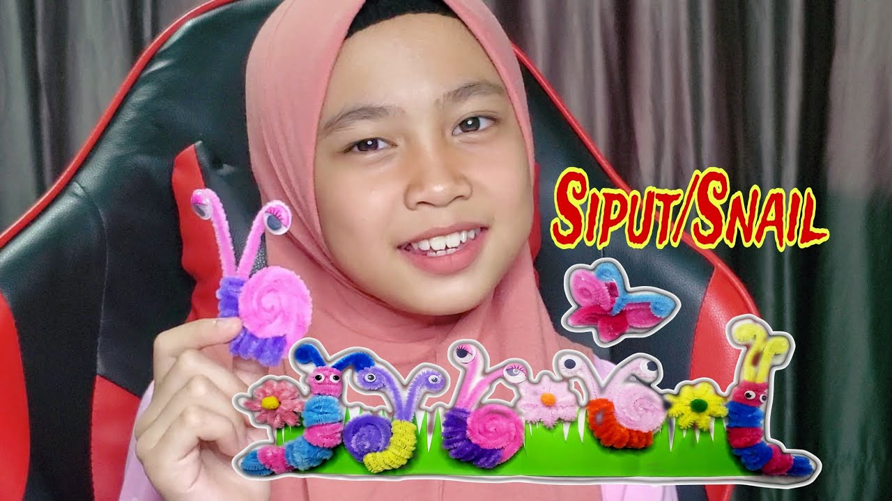 Cara Membuat Siput/Snail - YouTube