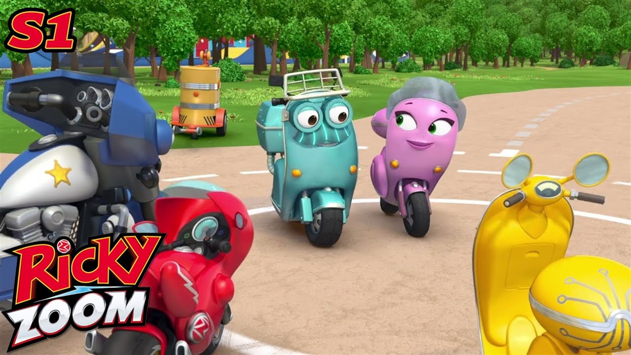 Ricky Zoom | Scootio Changes Lanes COMPILATION | Cartoon for Kids - YouTube